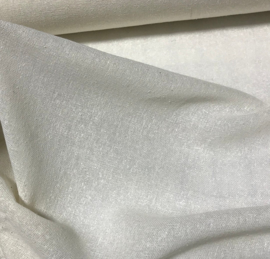 NATURAL WHITE Raw Silk Gauze NOIL Fabric - Etsy