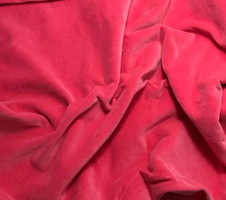 Hand Dyed Cotton VELVETEEN Fabric CHERRY RED - Etsy