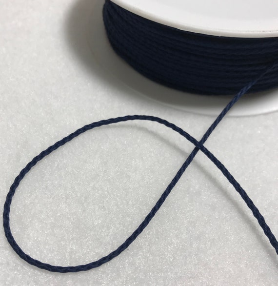 NAVY BLUE French Fine Cord Trim Made in France 1mm 2 Yards - Etsy