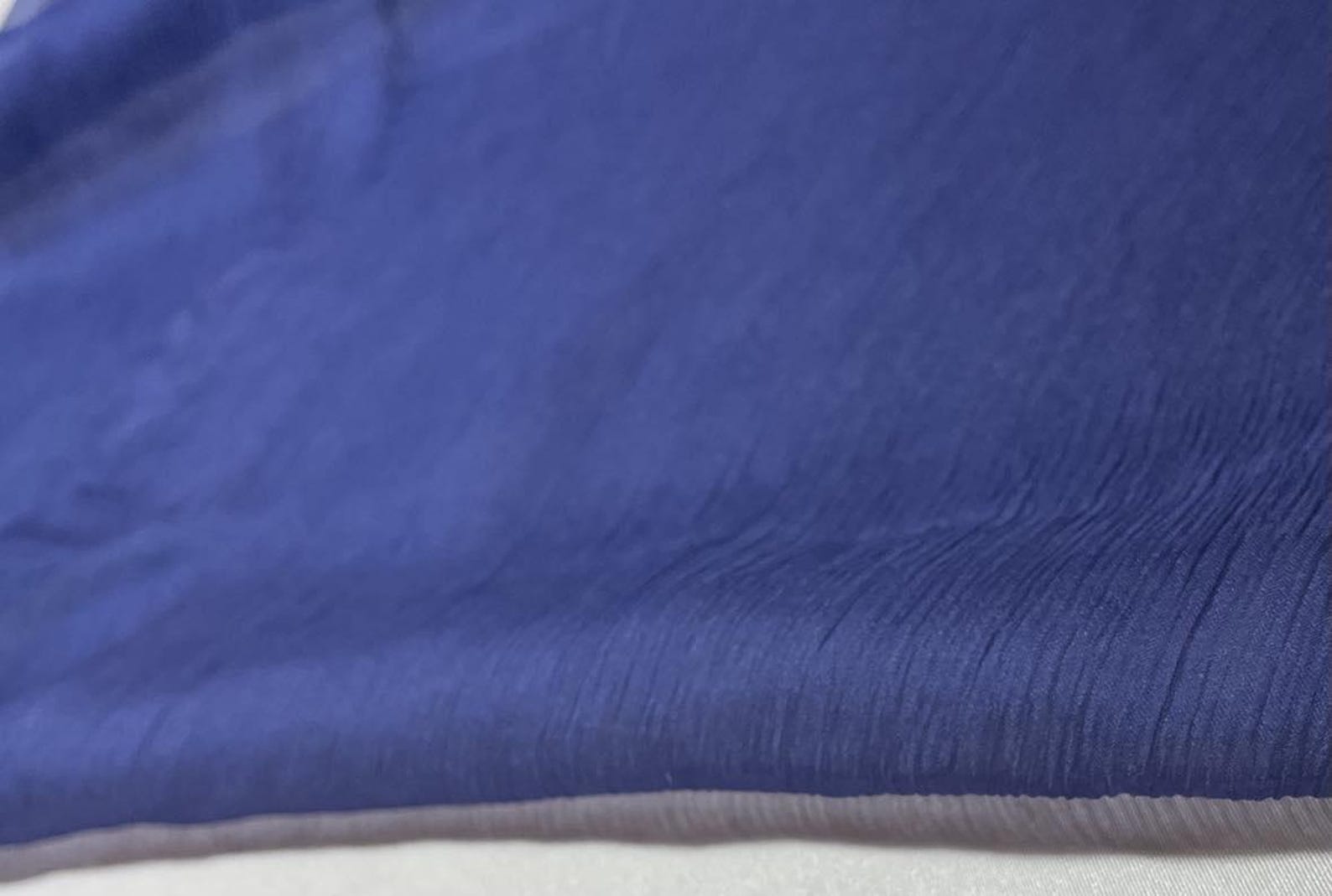 Deep Periwinkle Blue - Crinkle Silk Chiffon Fabric - Etsy