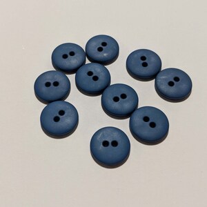 Blue Teal Round 2 Hole Plastic Button - 15mm / 5/8 Inch - Dill Buttons ...