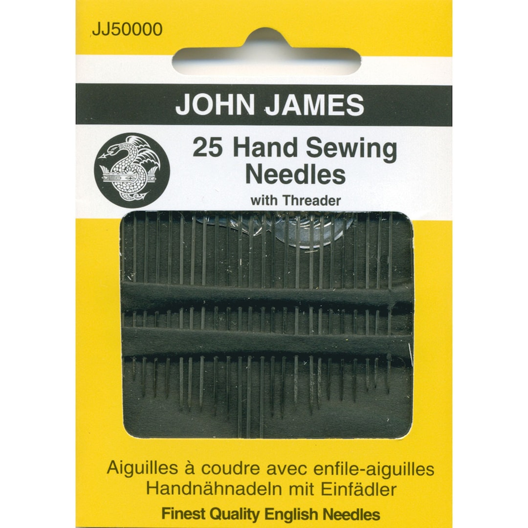 Colonial Needle Hand Sewing Needles With Threader, 25-pack - Etsy