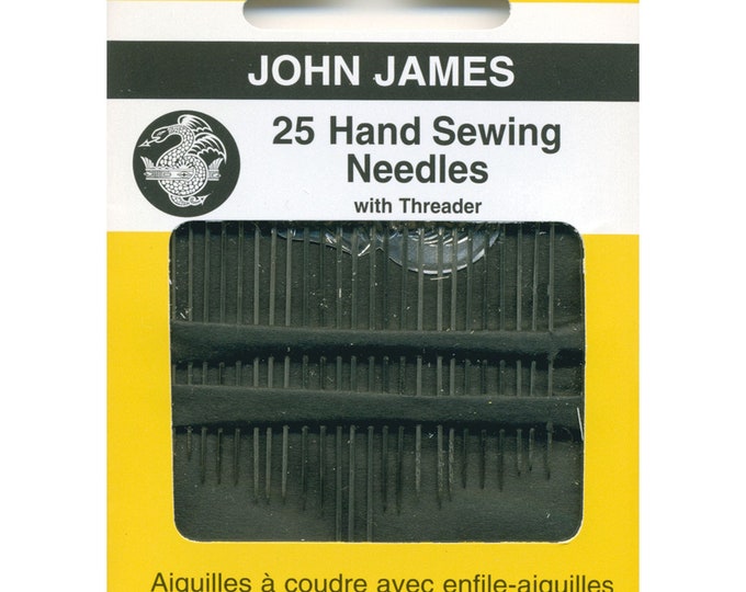 Colonial Needle Hand Sewing Needles With Threader 25-pack - Etsy