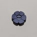 Daisy Dusty Blue Flower Plastic Button - 28mm / 1 1/8 Inch - Dill ...