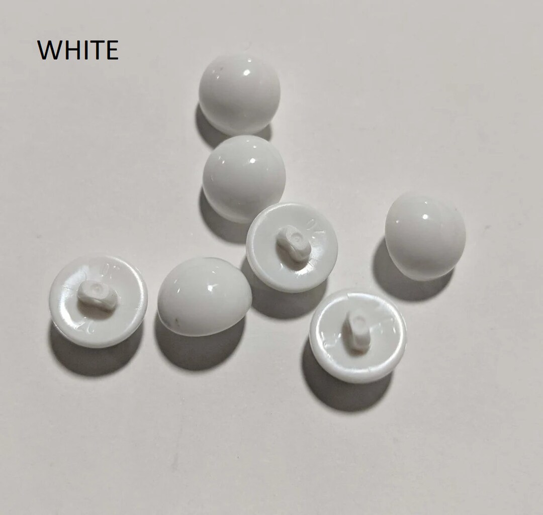 Choose Your Color - Ball Plastic Button - 13mm / 1/2 Inch - Dill ...