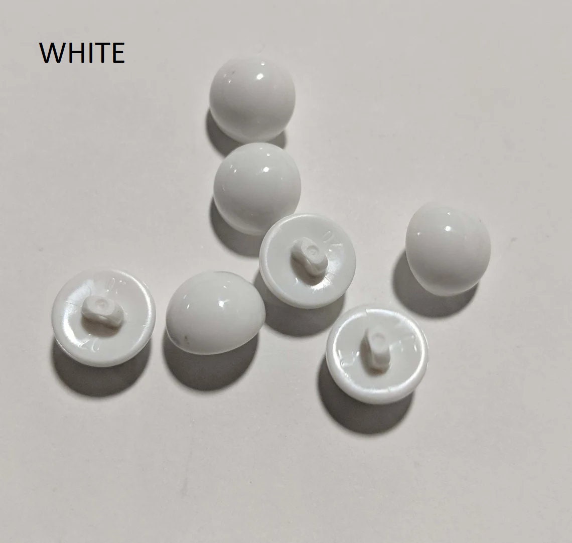 Choose Your Color Ball Plastic Button 13mm / 1/2 Inch - Etsy