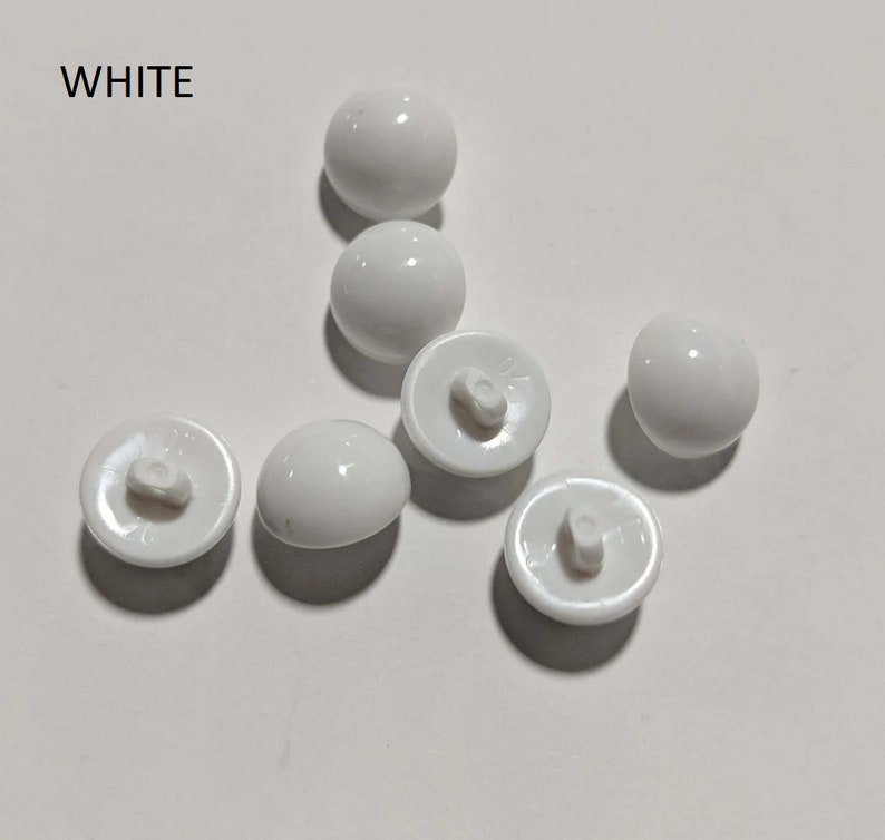 Choose Your Color - Ball Plastic Button - 13mm / 1/2 Inch - Dill ...