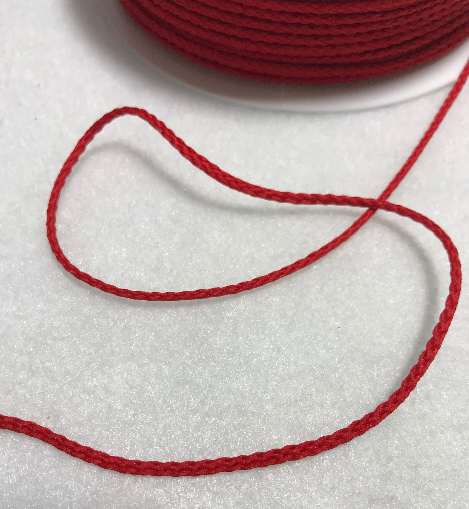 RED French Fine Cord Trim Made in France (1mm) 5 Yards - Etsy