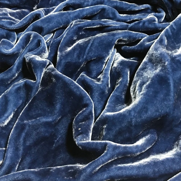 Silk Denim Fabric - Etsy