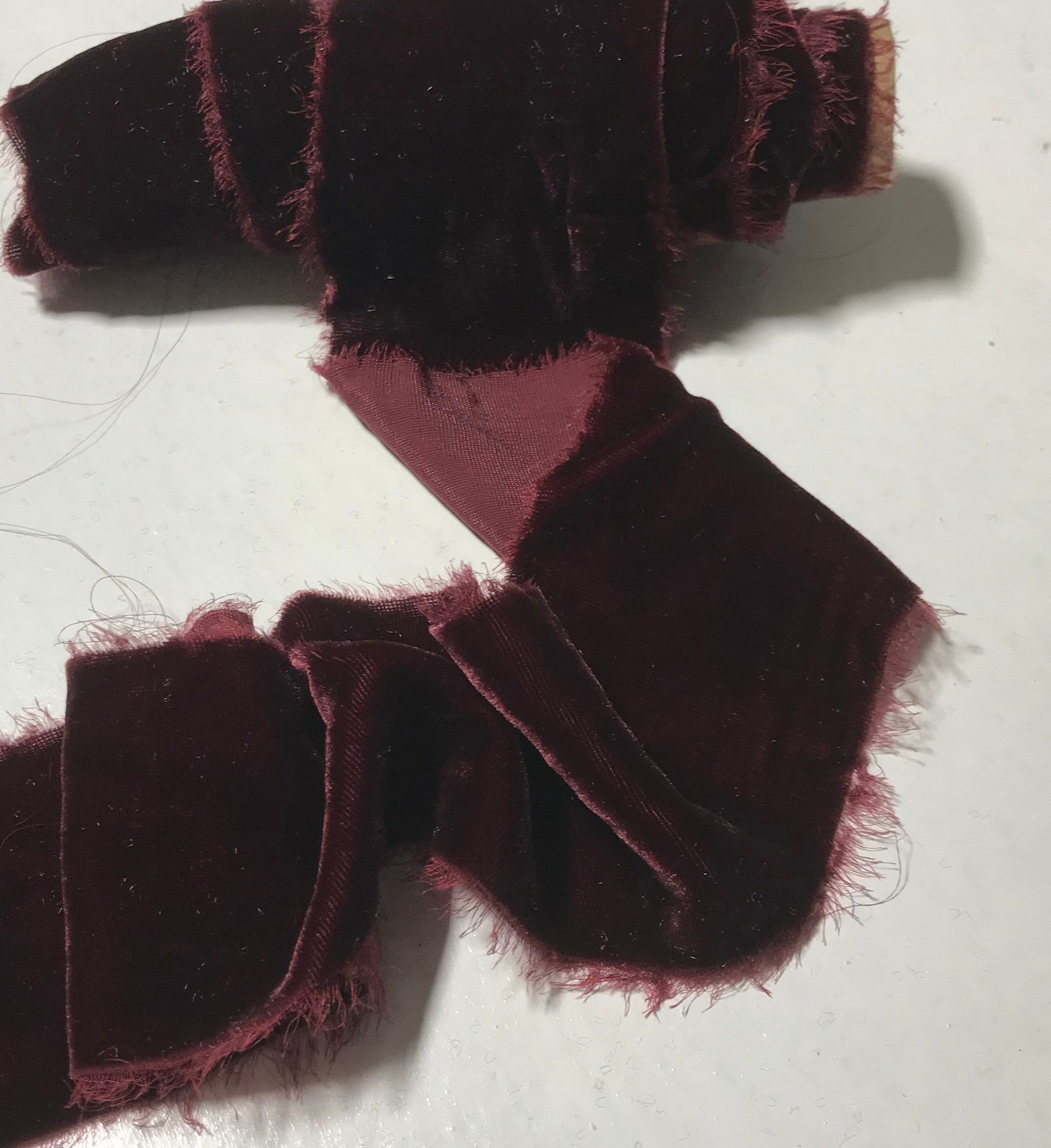 Burgundy Red Silk Velvet Ribbon 4 Widths to Choose From - Etsy
