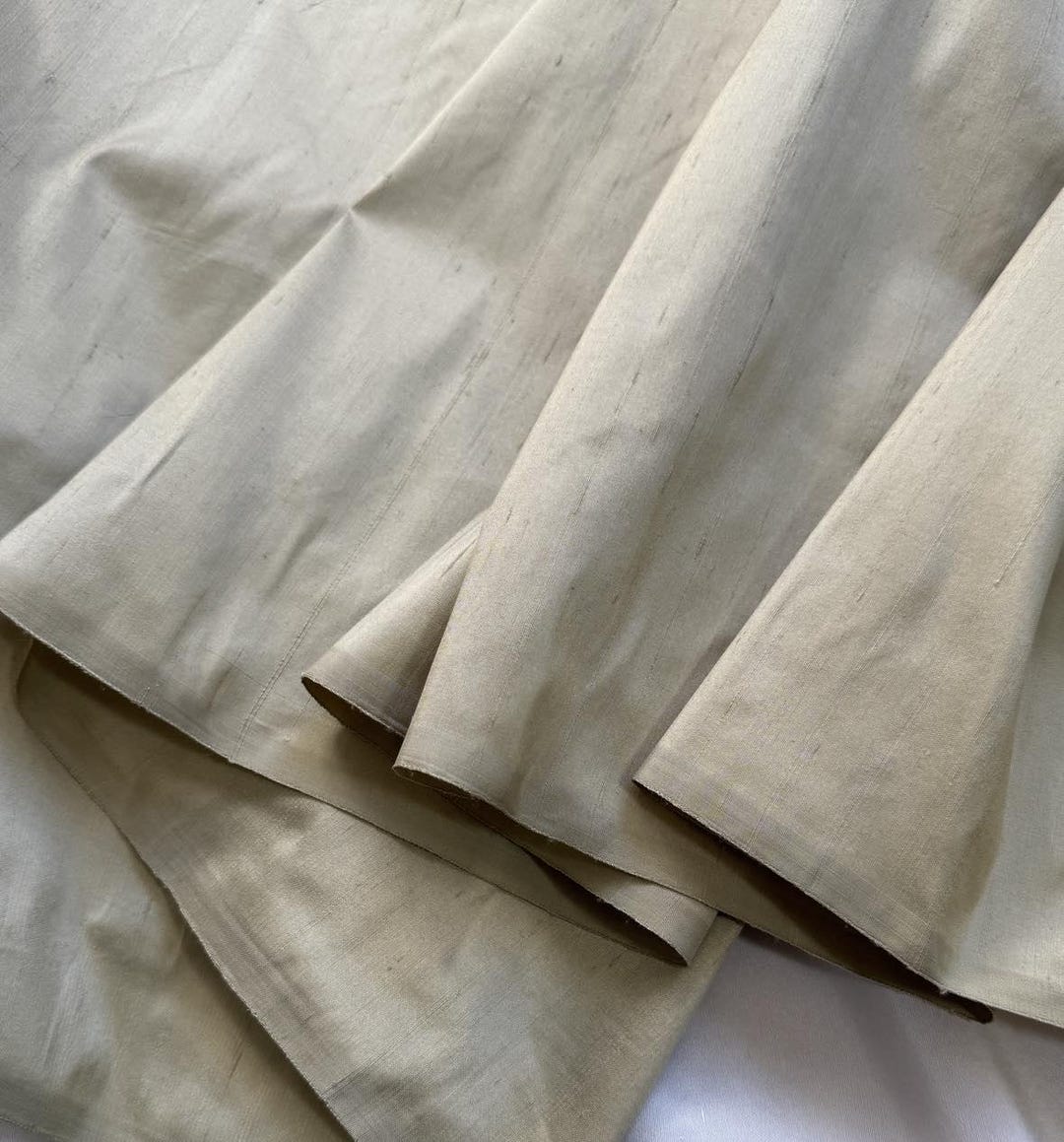 Light Sage Green 100% Silk Dupioni Fabric - Etsy
