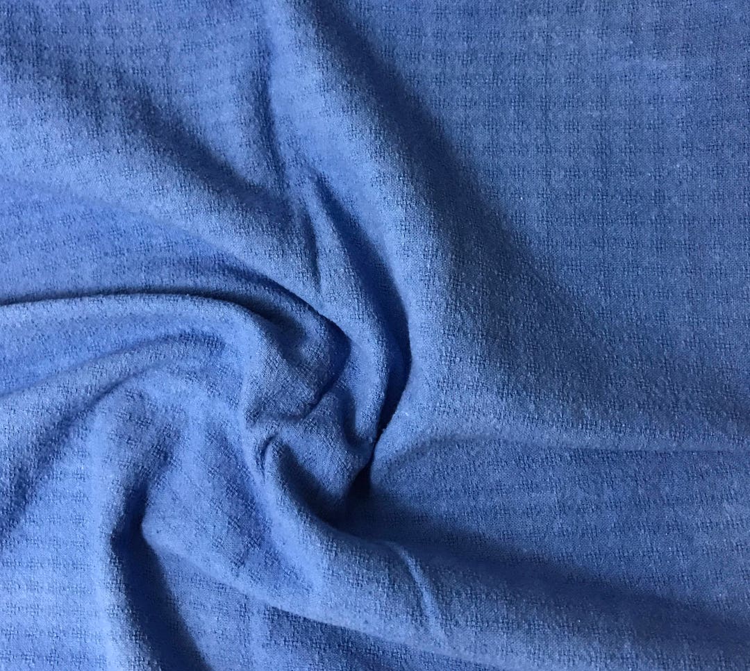 Periwinkle Blue Hand Dyed Checkered Weave Silk Noil 54 Wide - Etsy