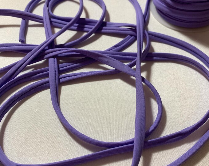 Lavender Stretch Tubular Spaghetti Strap Cording Tubing Trim - 1/4" X ...
