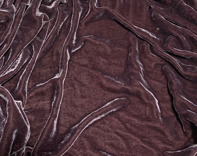 Iridescent LILAC MAUVE Silk VELVET Fabric - Etsy