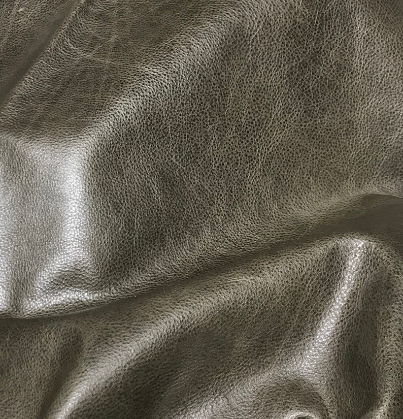 MOTTLED DARK TAUPE Bubble Cow Hide Leather 1 Square Foot - Etsy