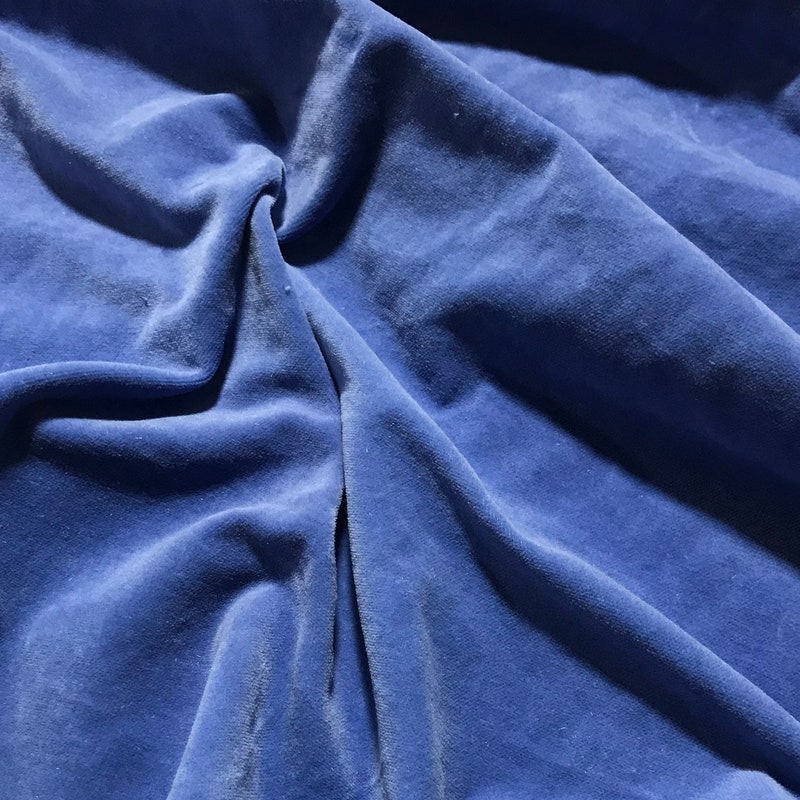 Sapphire Blue Fabric - Etsy