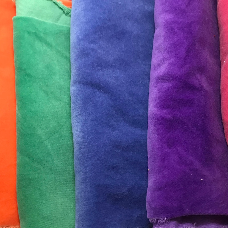 Velveteen Fabric by the Yard - Etsy