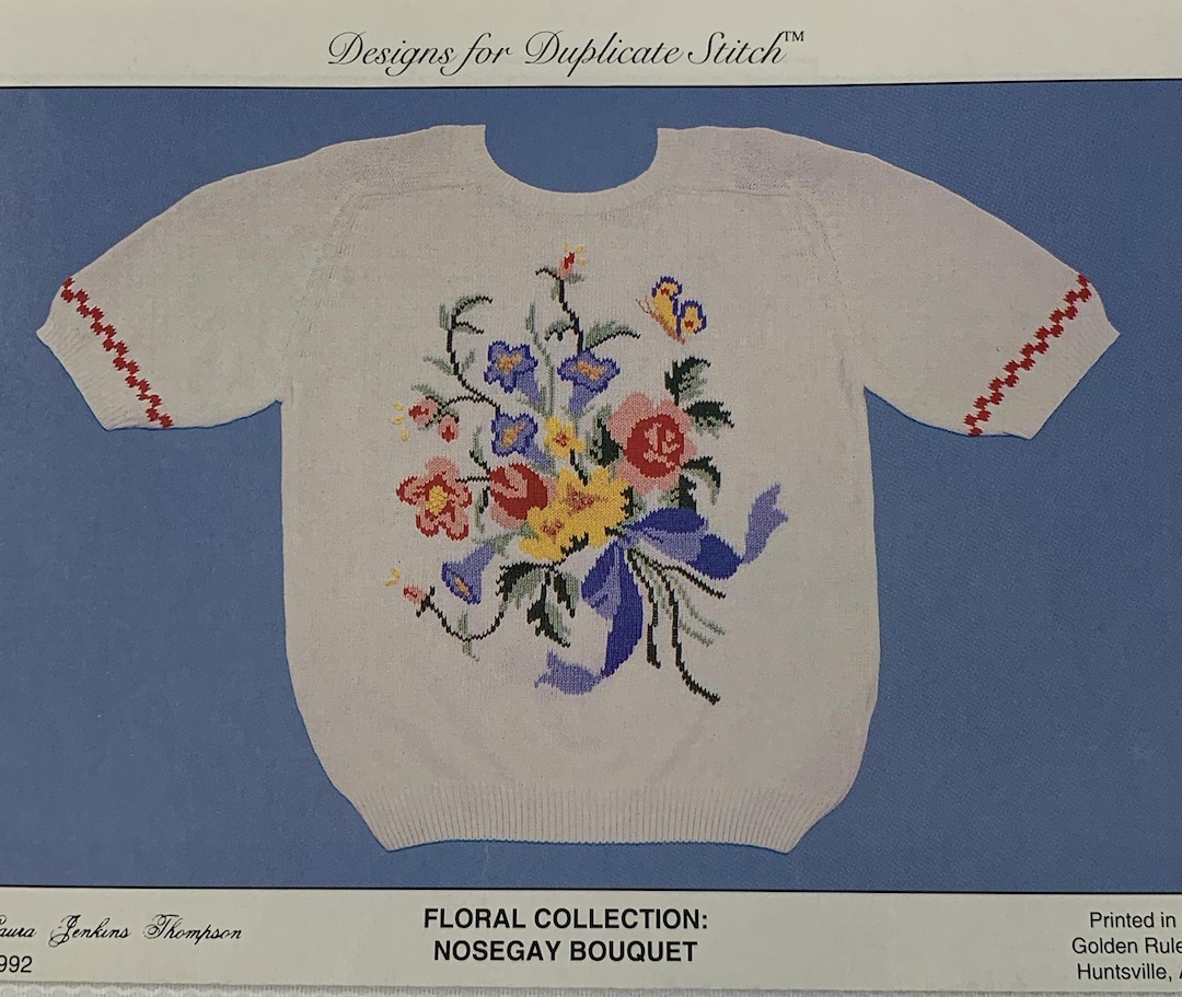 Smocking Plate - Floral Collection: Nosegay Bouquet by Laura Jenkins ...