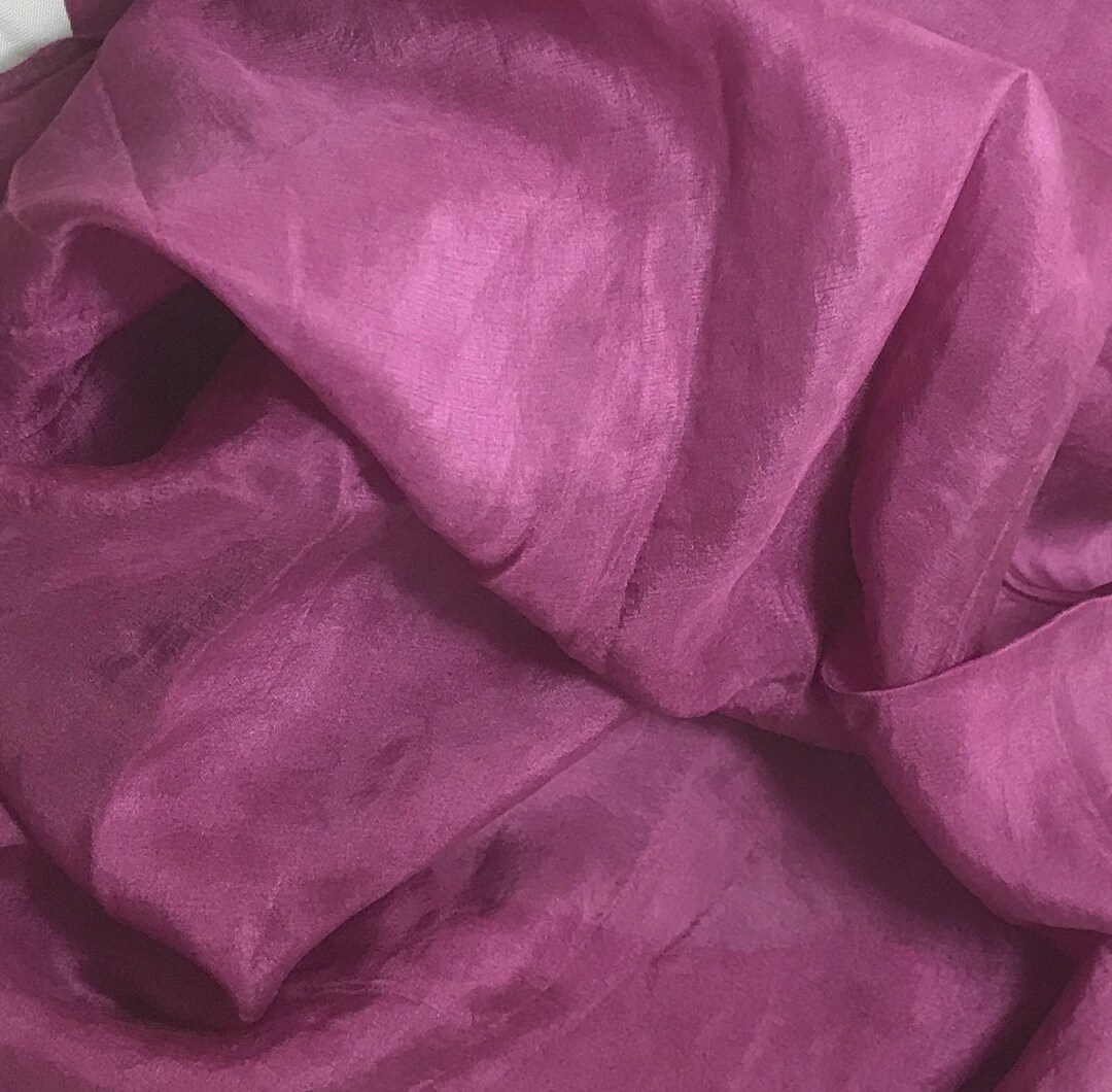 Hand Dyed MAROON China Silk HABOTAI Fabric - Etsy