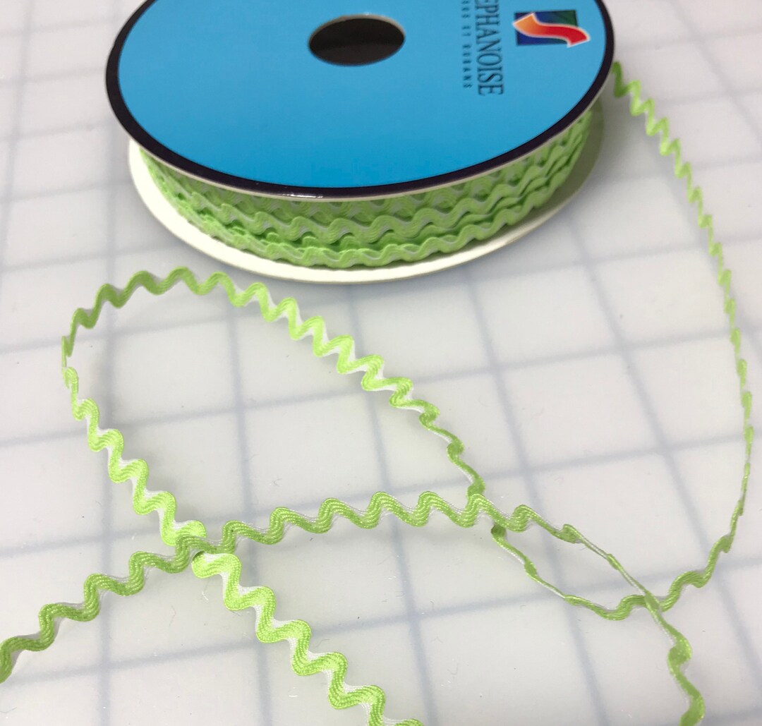 Green & White Ric Rac Trim Made in France 1/4" Wide X 3 Yards - Etsy
