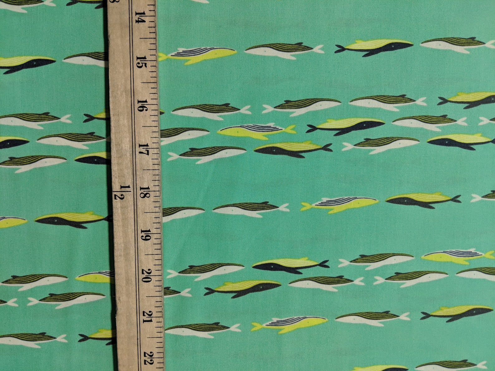 Oceania Morning Whales Sirena Art Gallery Fabrics premium | Etsy