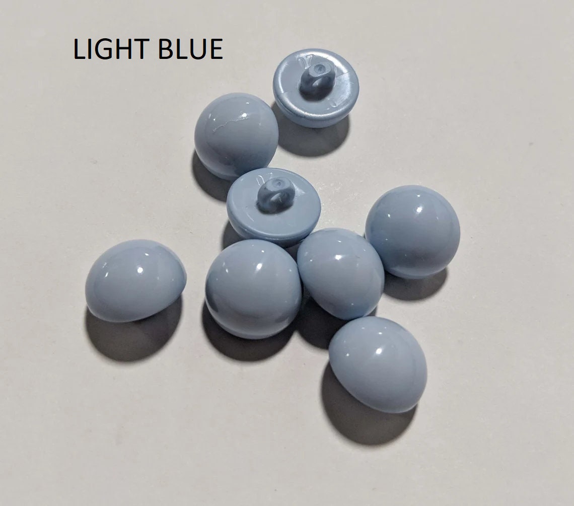 Choose Your Color Ball Plastic Button 13mm / 1/2 Inch - Etsy
