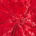 Ruby Red - Stretch Polyester Crushed Velvet Fabric - Etsy