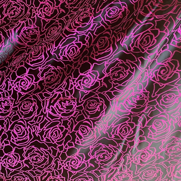 Black Fabric Roses - Etsy