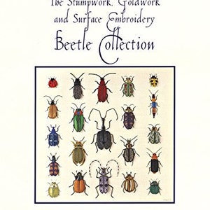 The Stumpwork Goldwork and Surface Embroidery Beetle - Etsy