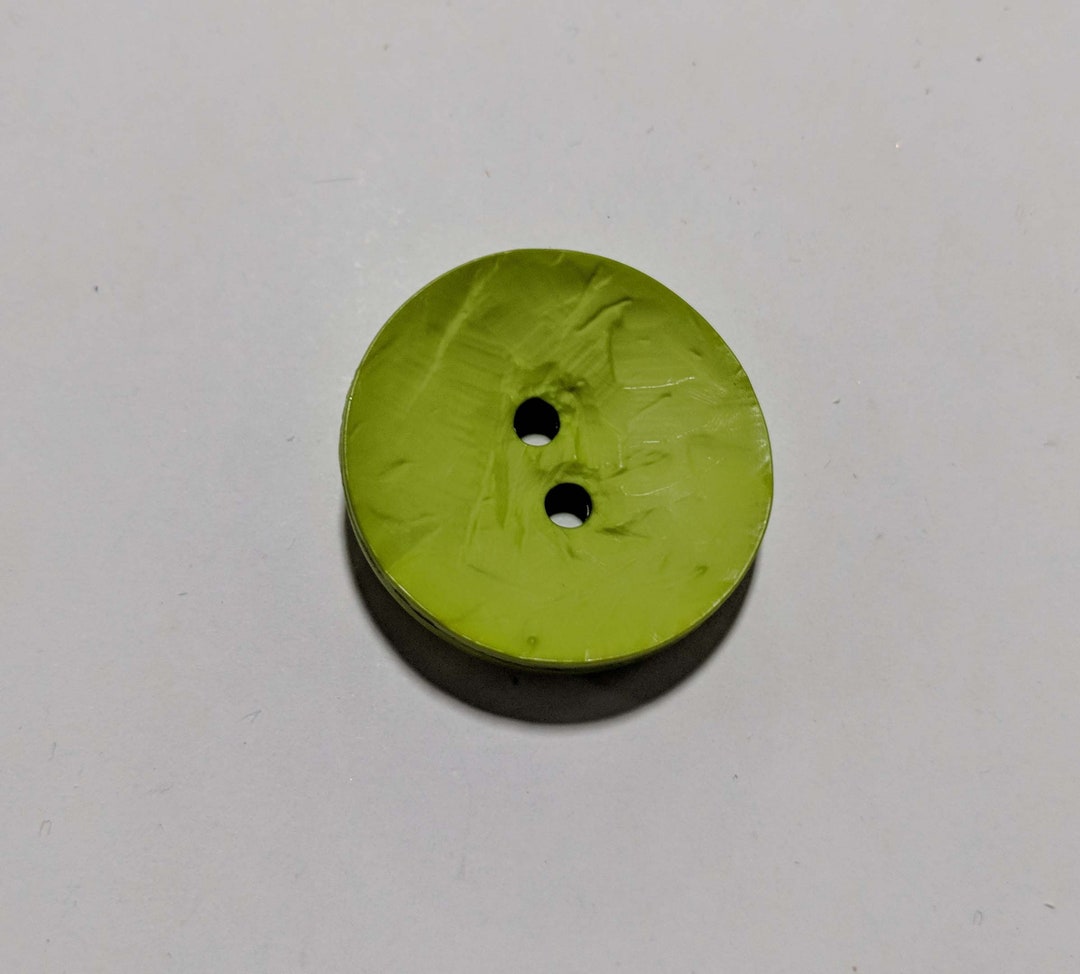 Large Round Light Green Polyamid Plastic Button - 45mm /1 3/4 Inch ...