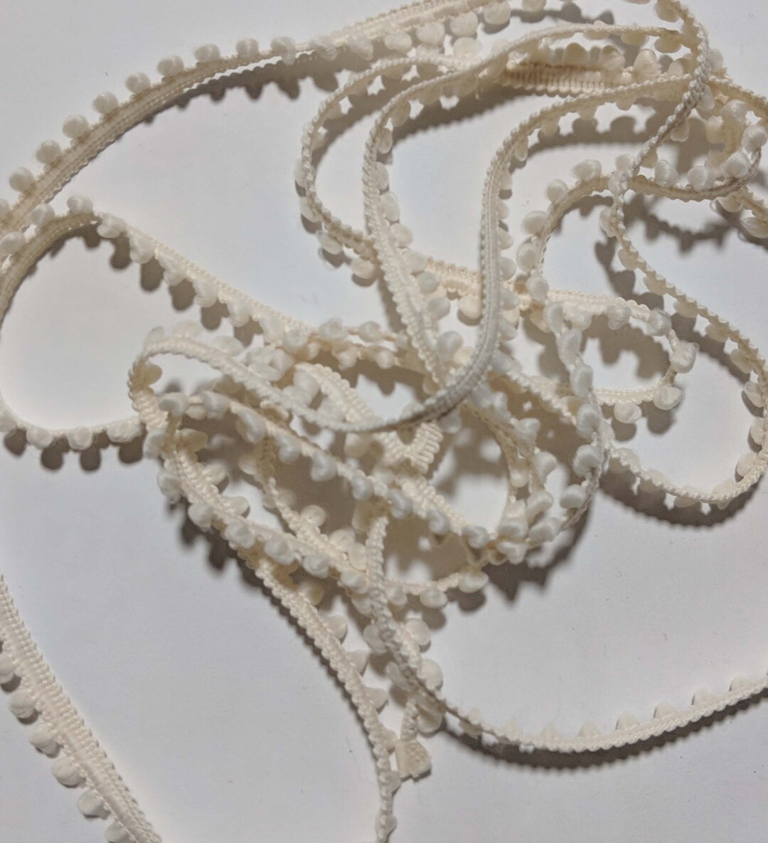IVORY French Pom Pom Trim (3/8" Wide) - Etsy