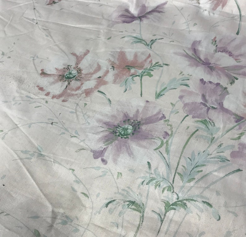 Misty Floral - Cotton Sateen Decorator Fabric - Etsy