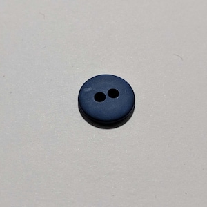 Dusty Blue Round 2 Hole Plastic Button - 13mm / 1/2 Inch - Dill Buttons ...