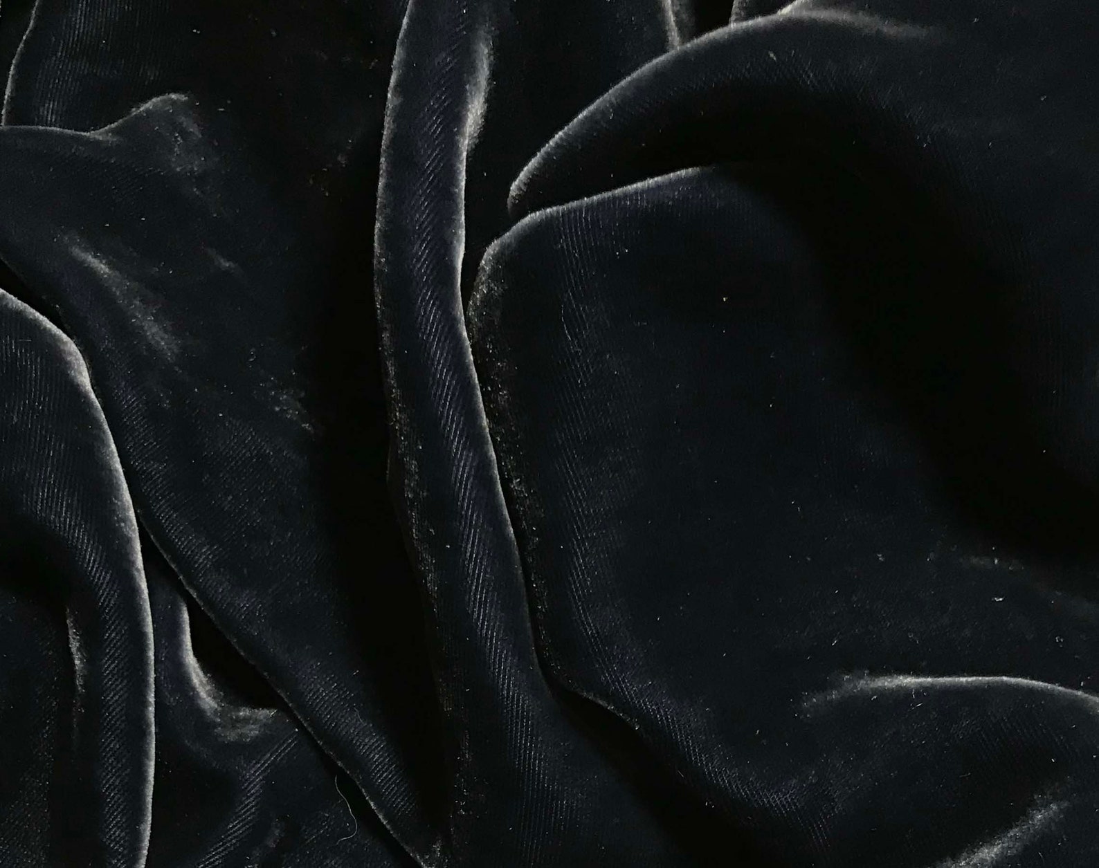 OCEAN BLUE Silk Velvet Fabric - Etsy