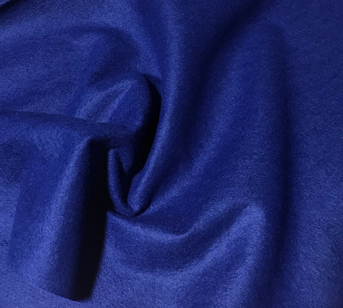 Royal Blue Wool /rayon Blend Felt Fabric - Etsy