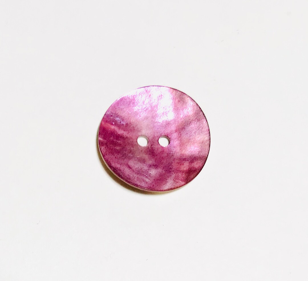 Pink Natural Pearl Button - Dill Buttons Brand (3 Sizes to Choose From ...