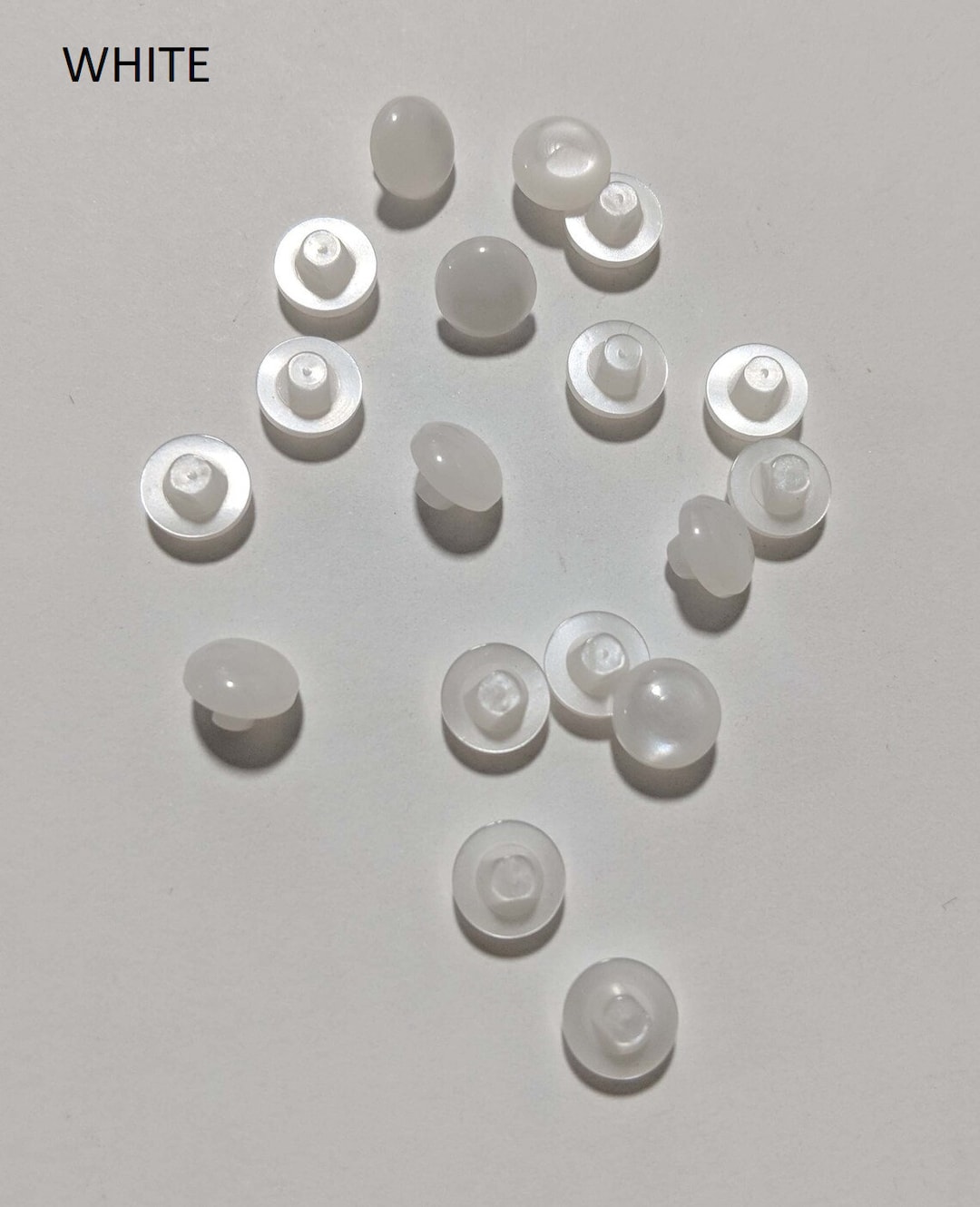 Choose Your Color - Tiny Doll or Baby Ball Plastic Button - 8mm / 5/16 ...