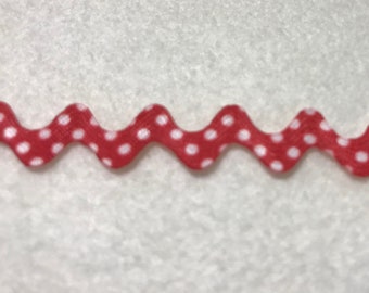 Wide Red Rick Rack - Etsy