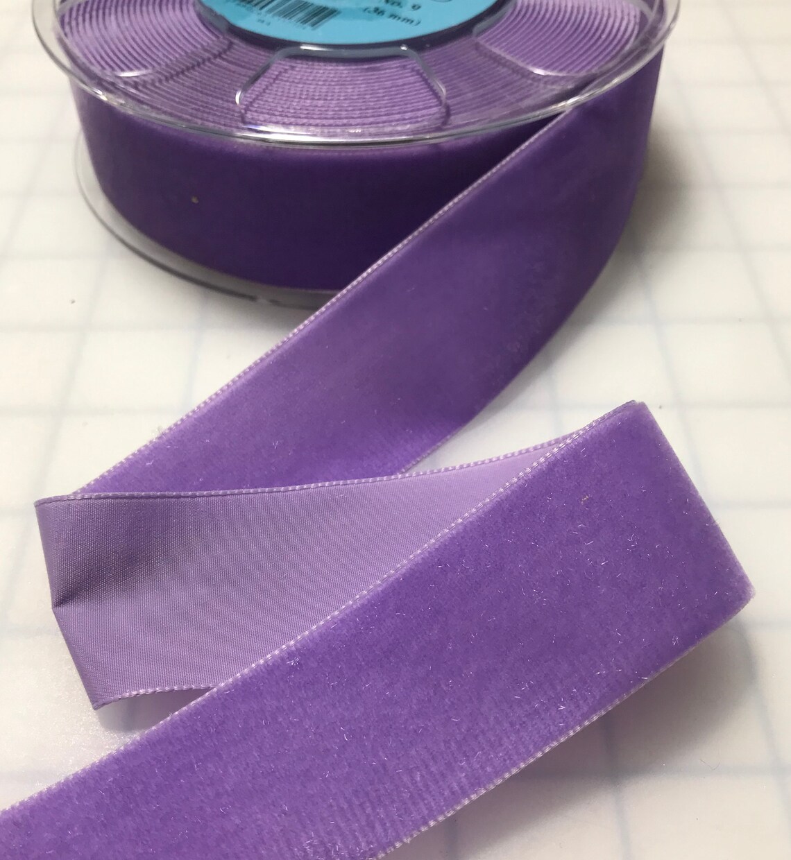 LAVENDER French Velvet Ribbon 1 1/2 Wide | Etsy