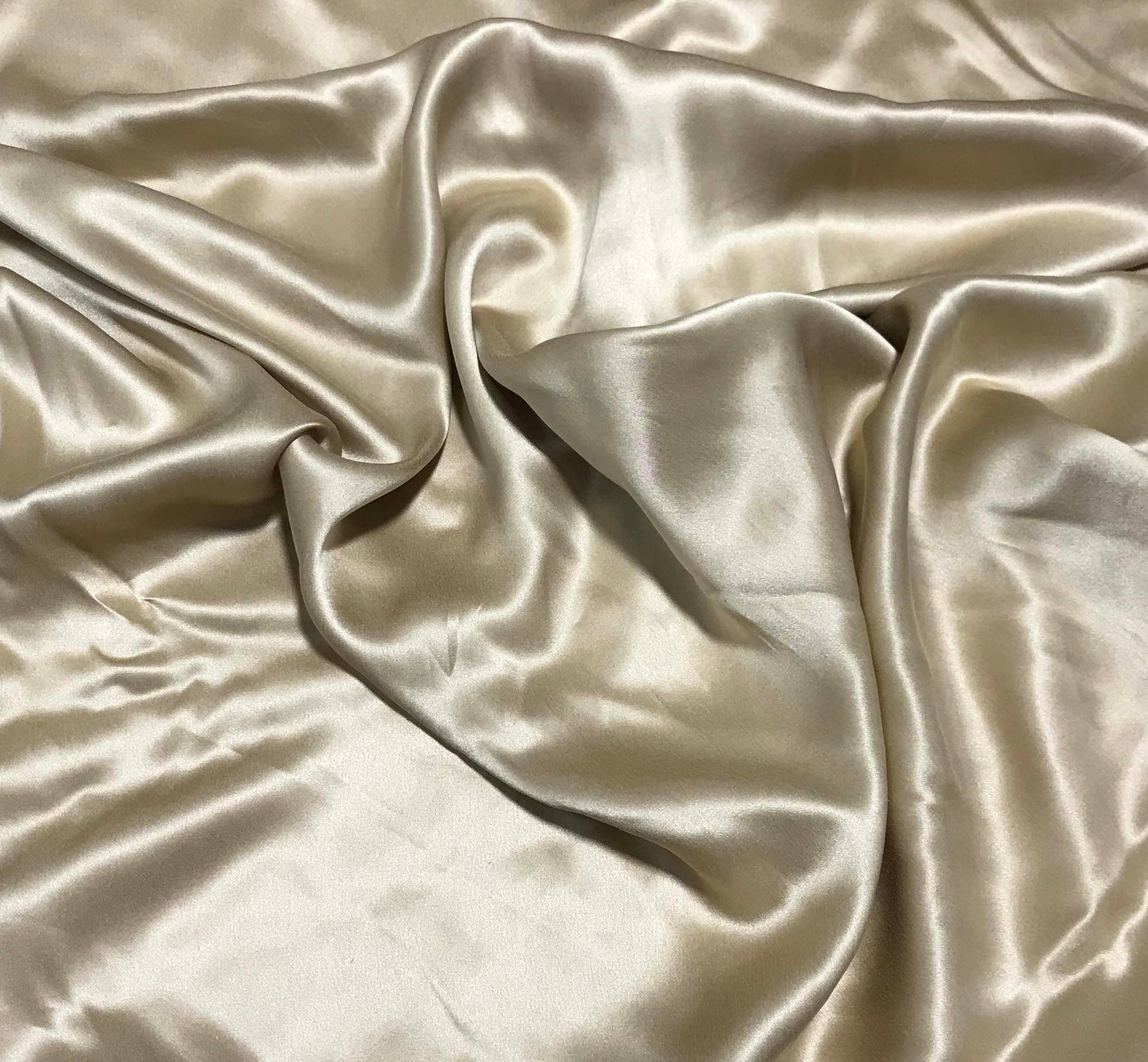 Gold - Sandwashed Silk Charmeuse Fabric - Etsy