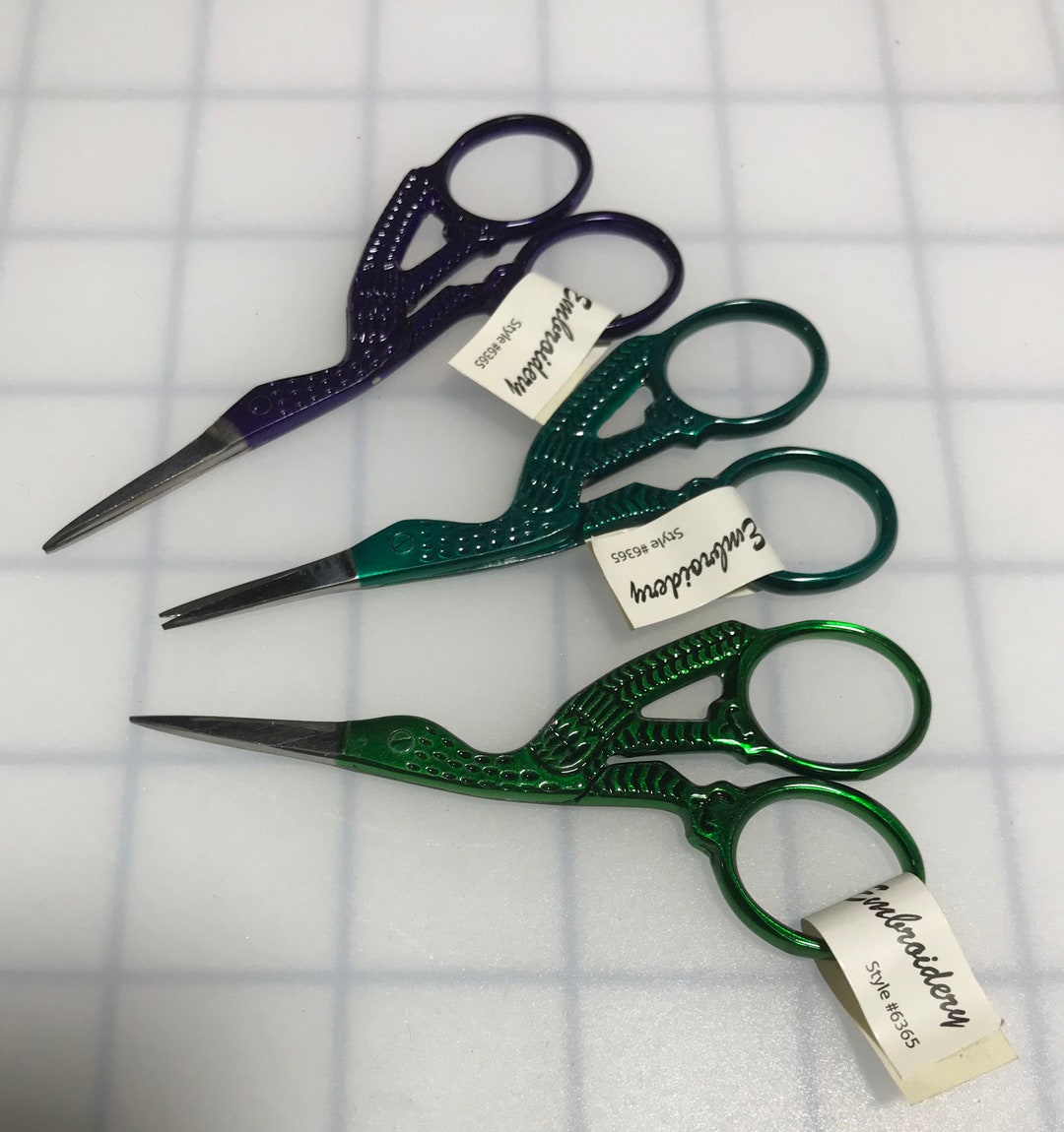 Stork Embroidery Scissors - Etsy