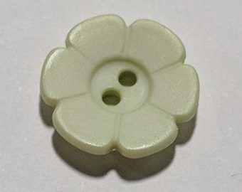 Pink Daisy Flower Plastic Button - 15mm / 5/8 Inch - Dill Buttons - Set ...