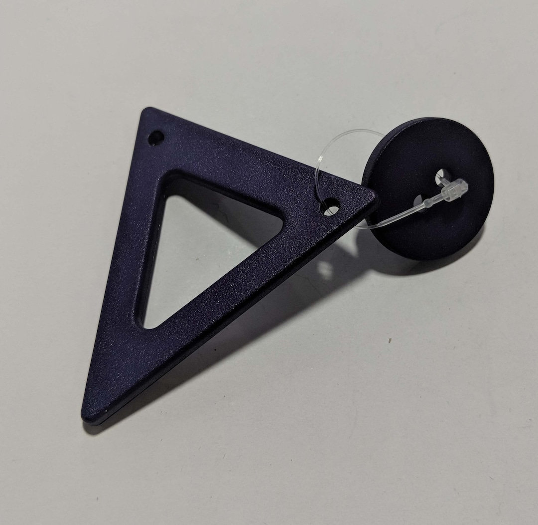 Purple Triangle Closure With Button Back Buckle - 70mm / 2-3/4" - Dill ...