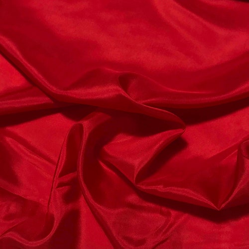 Scarlet Red Silk Organza Fabric - Etsy