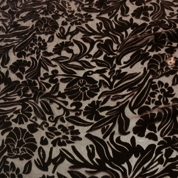 Burnout Velvet Fabric - Etsy