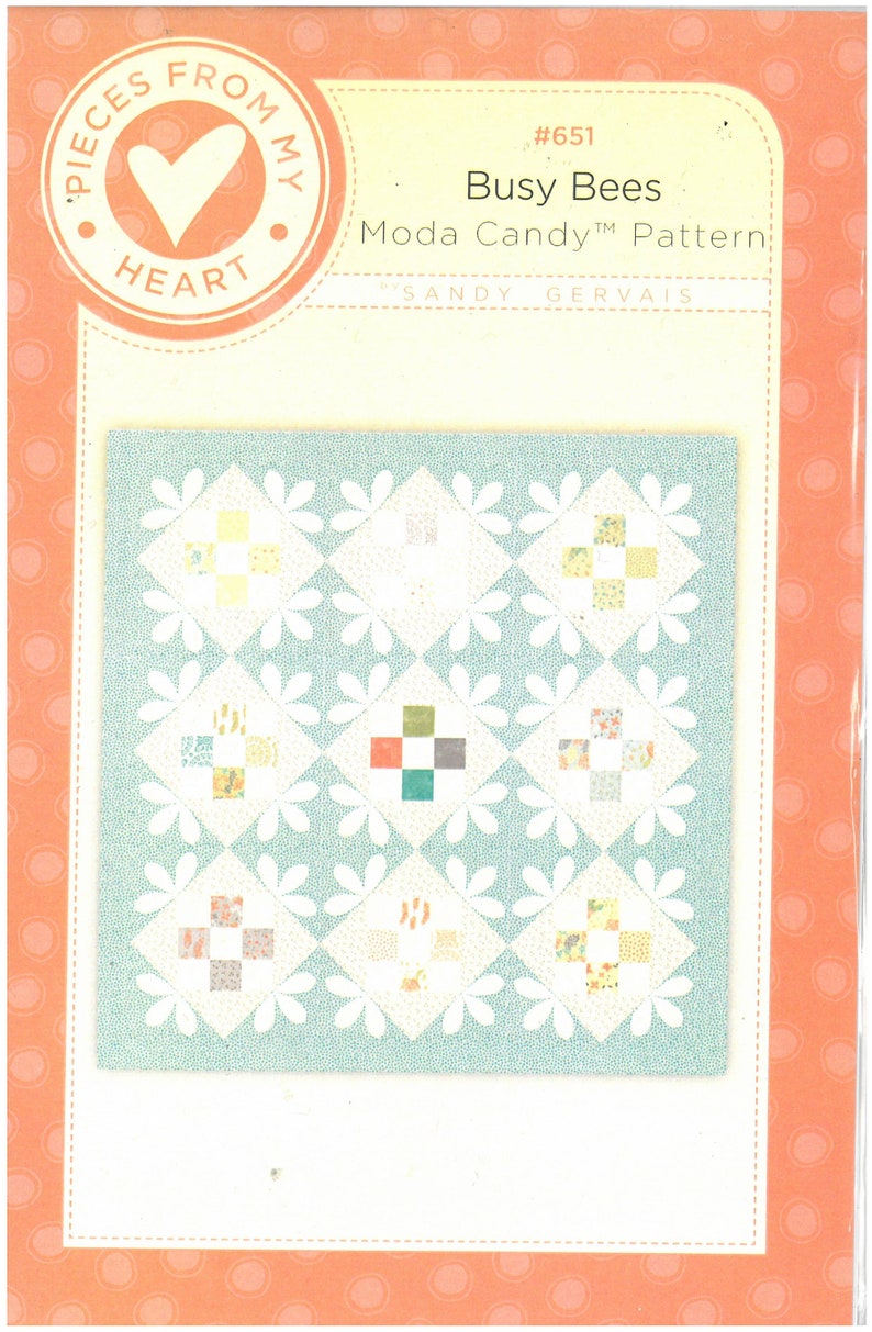 Busy Bees Quilt Pattern Pieces From My Heart - Etsy