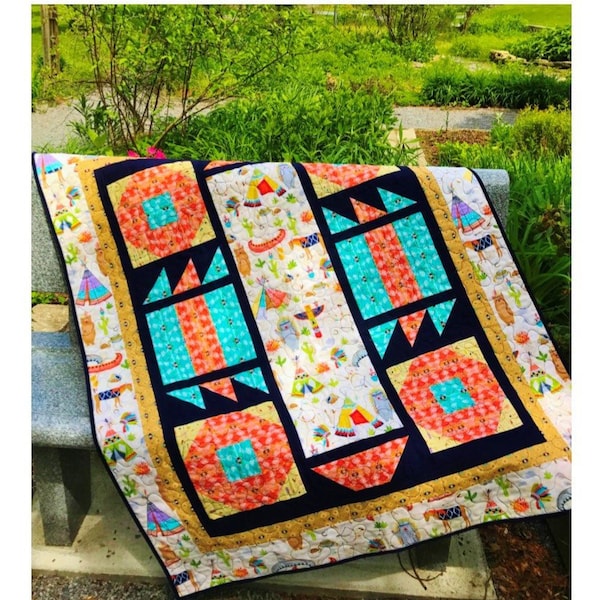Little Town Quilt Pattern - Etsy
