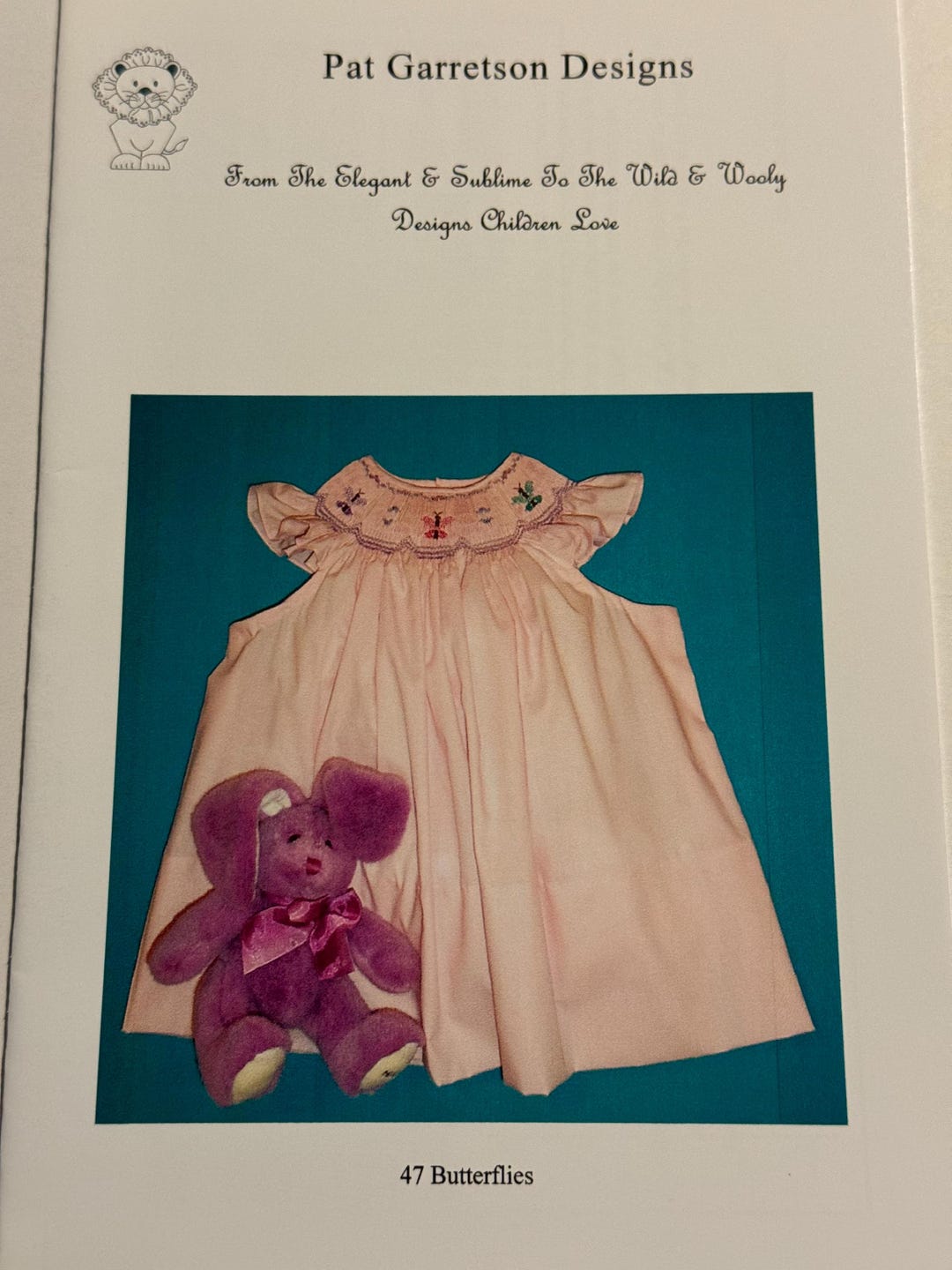 Smocking Plate #47 BUTTERFLIES by Pat Garretson - Etsy