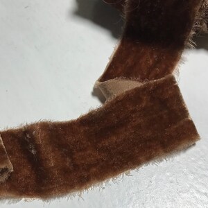 Hand Dyed Camel Brown Silk Velvet Ribbon ( 4 Widths to Choose From) - Etsy