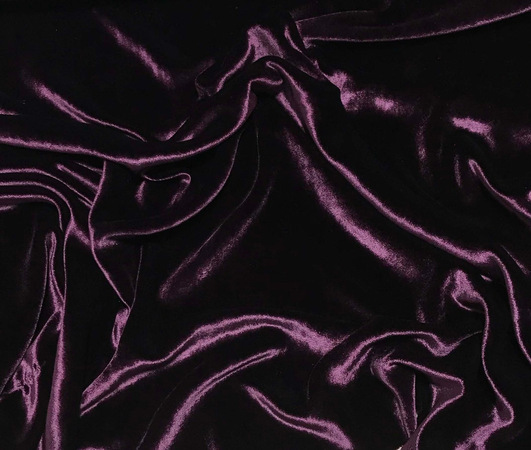 MAROON Silk Velvet Fabric - Etsy